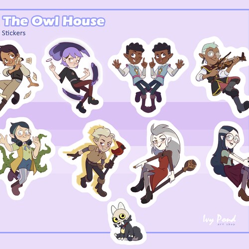 TOH the Owl House Stickers Porta Hooty Baby King Eda - Etsy Australia