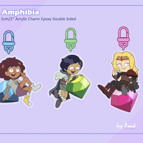 Amphibia Calamity Trio Anne Sasha Marcy Stickers - Etsy