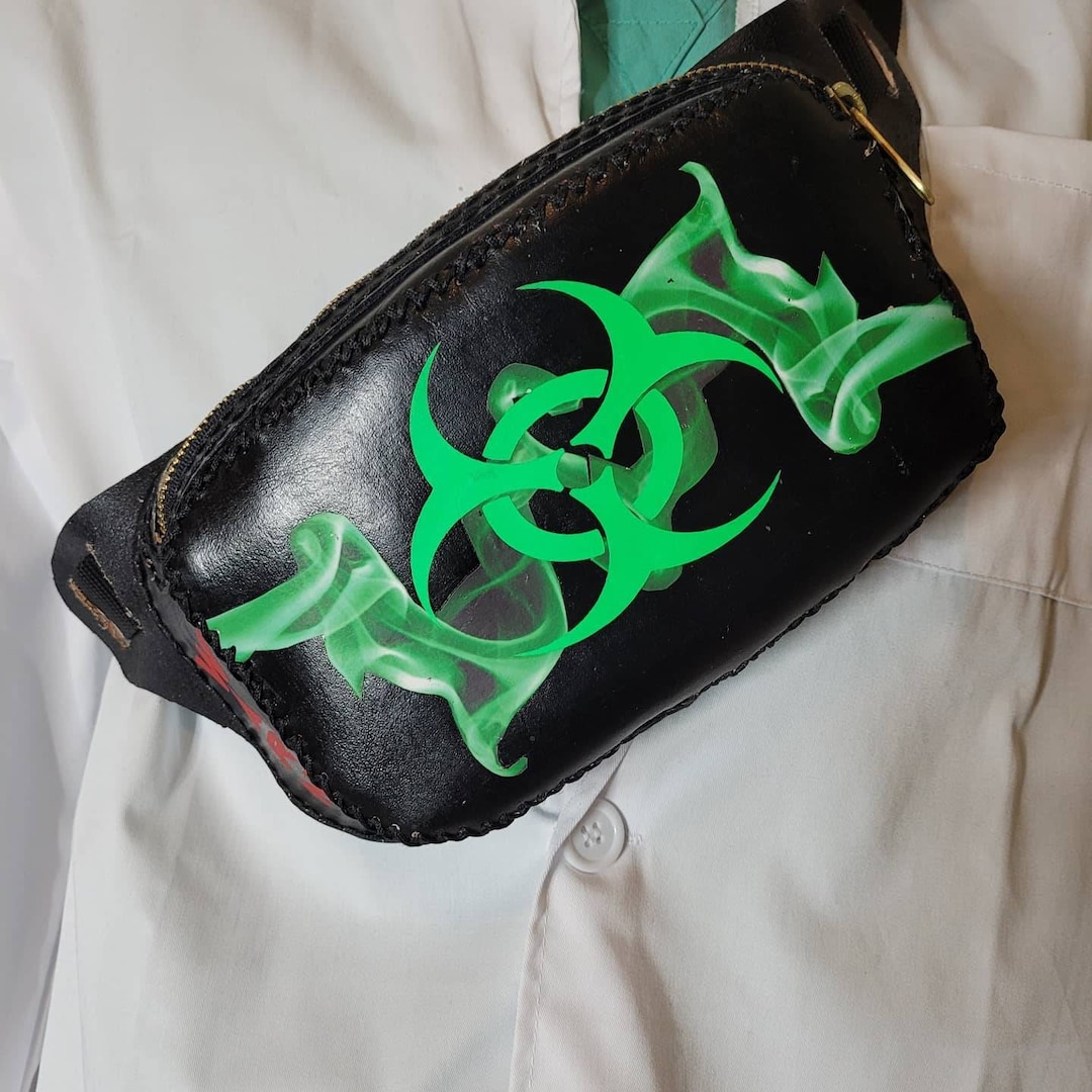 Glow in the Dark Biohazard Fanny Pack - Etsy
