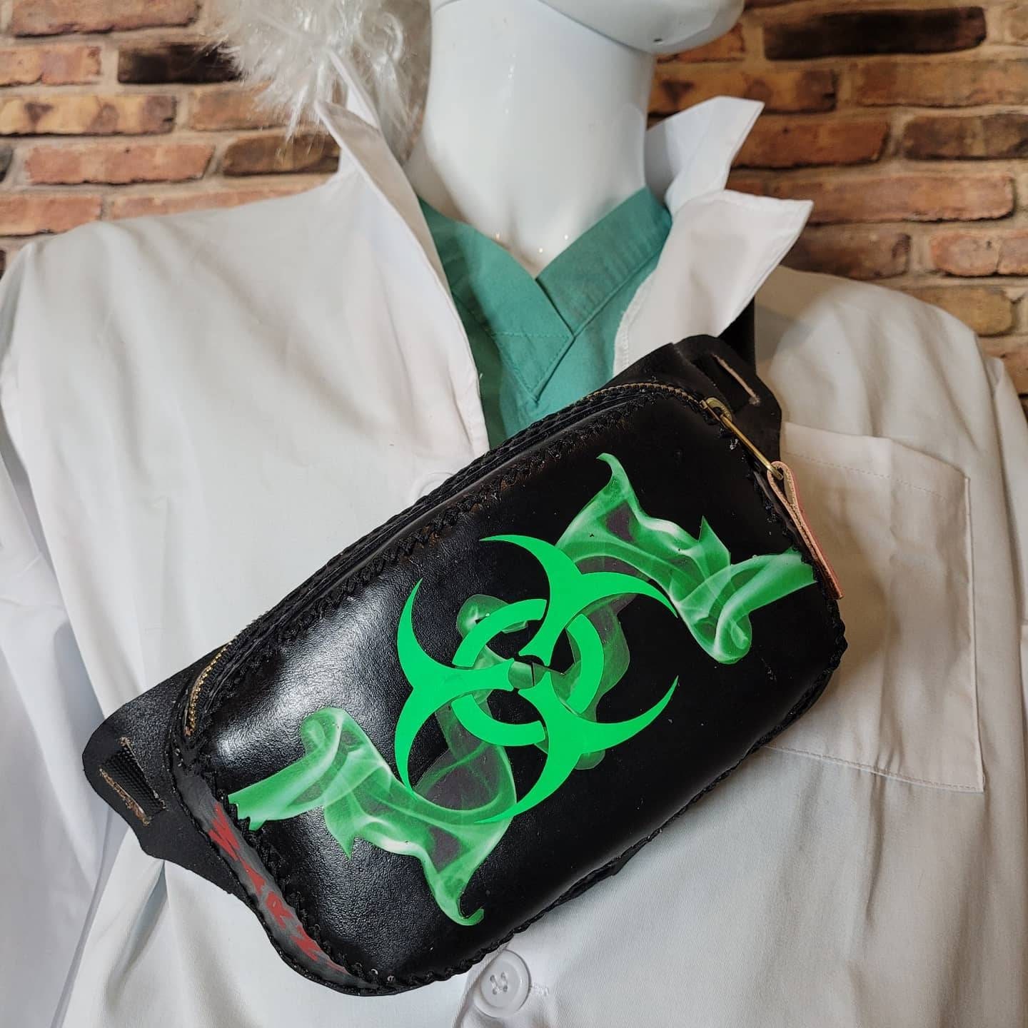 Glow in the Dark Biohazard Fanny Pack - Etsy