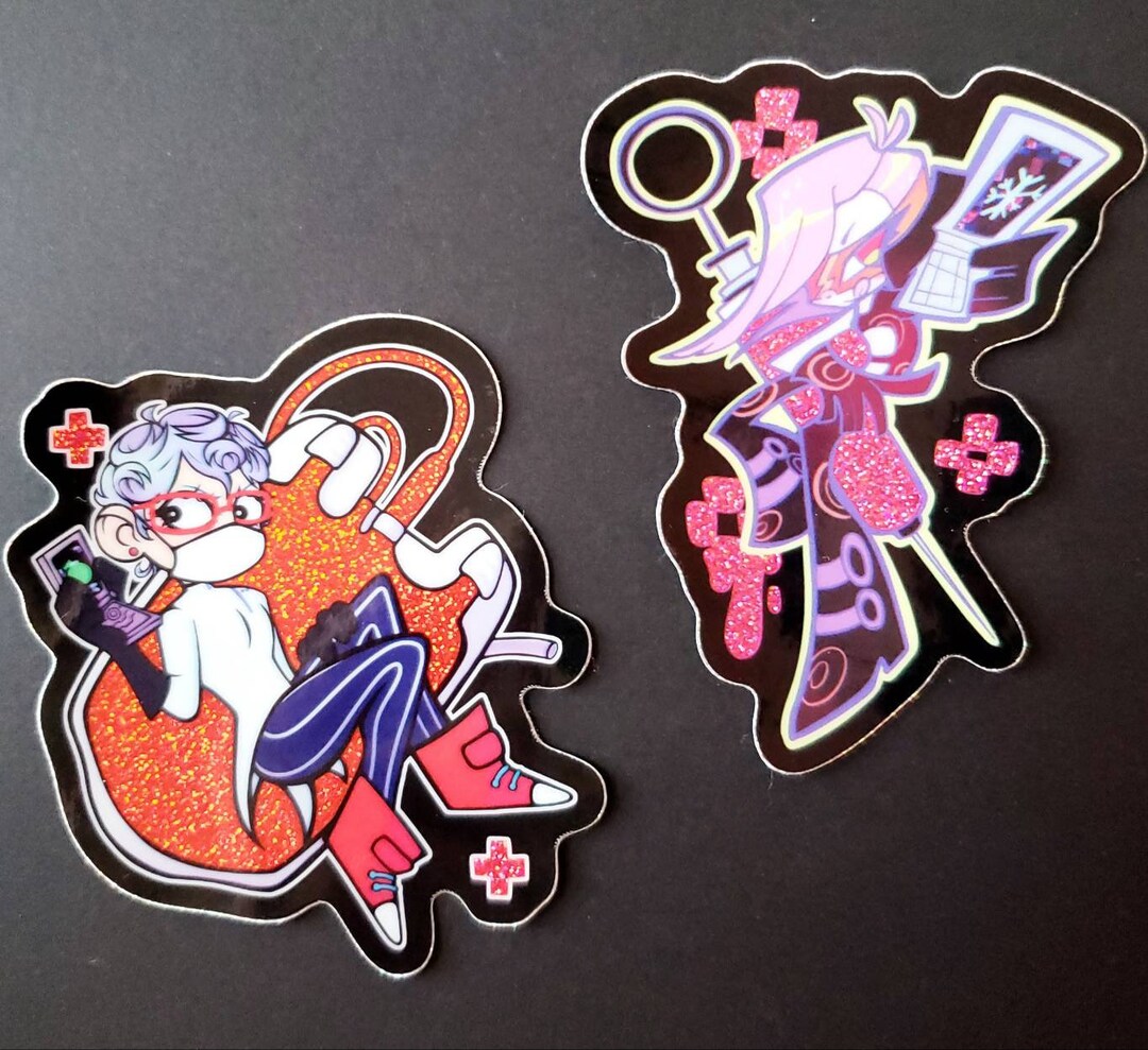 Vinyl Glitter Menhera Inspired Stickers - Etsy