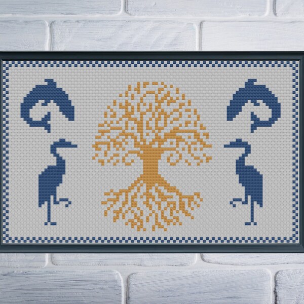 Tree of Life Needlepoint Canvas - Etsy