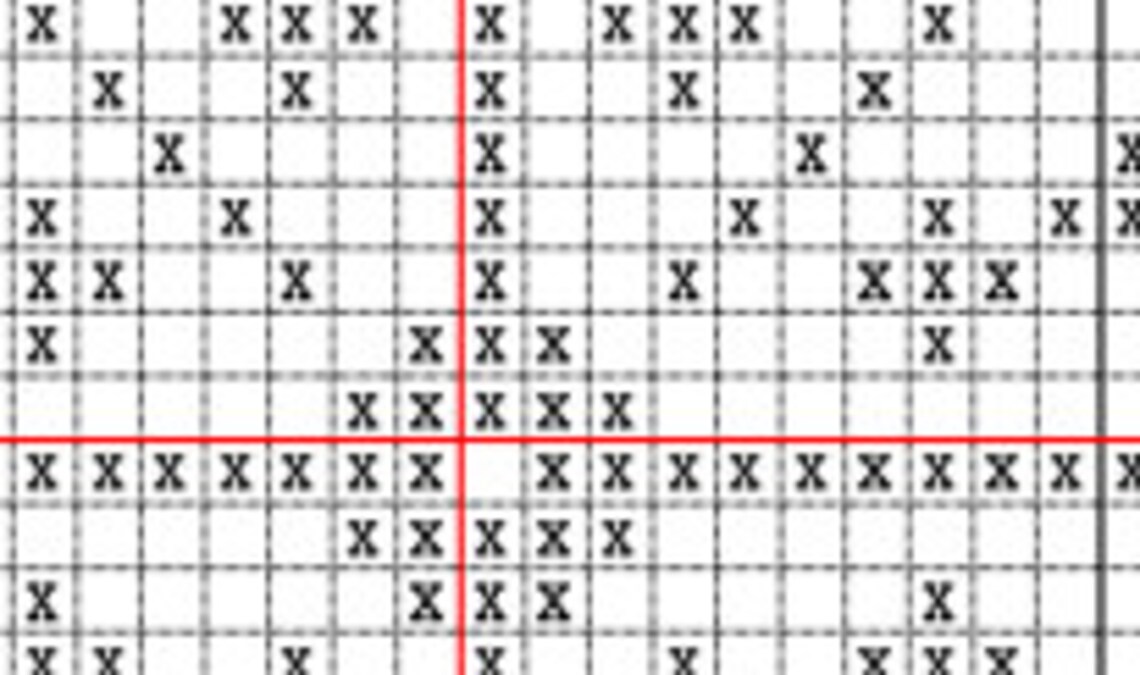 Monochromatic Slavic Cross Stitch Pattern Geometric Modern - Etsy