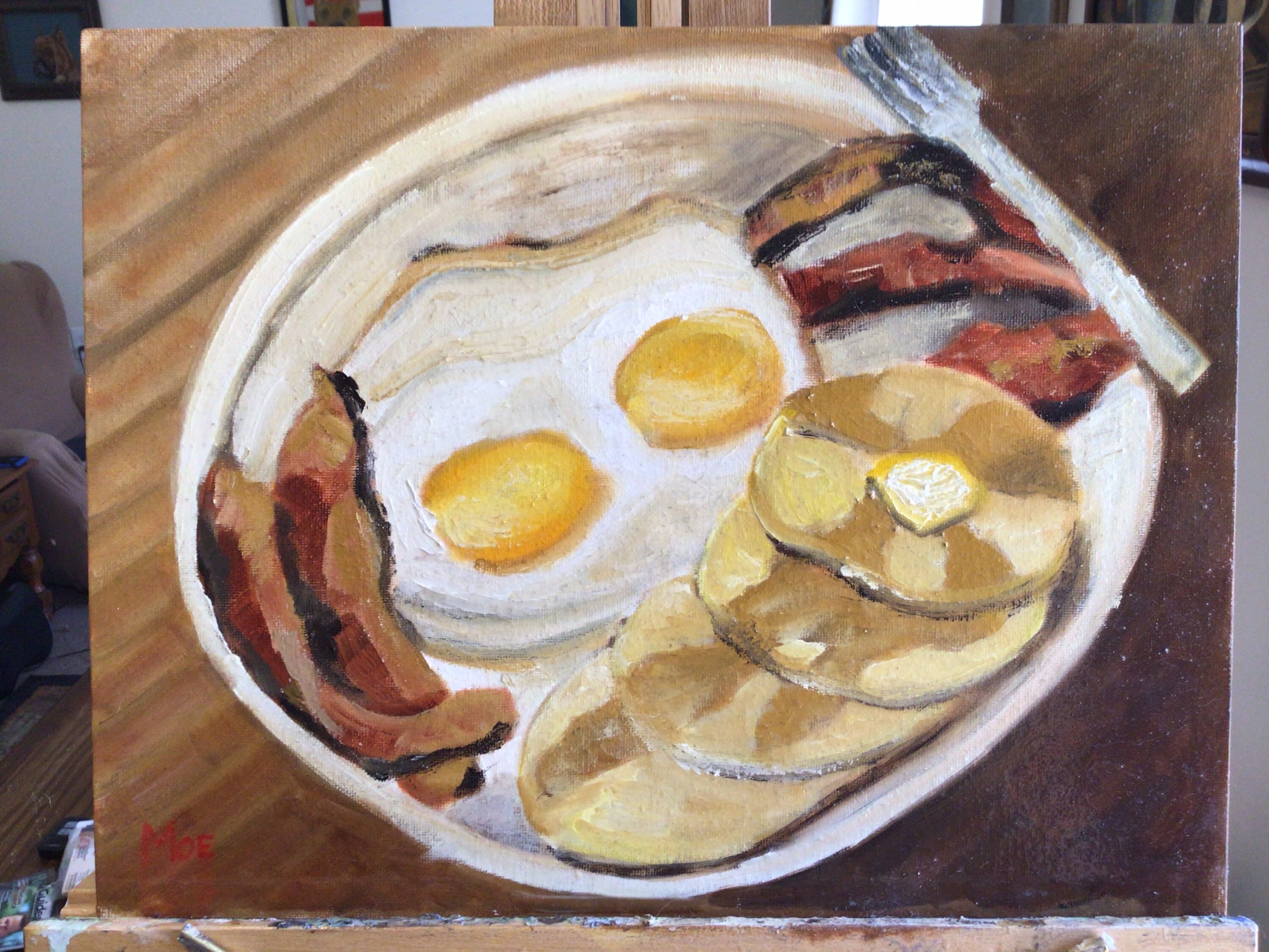 Beautiful Paintings Breakfast