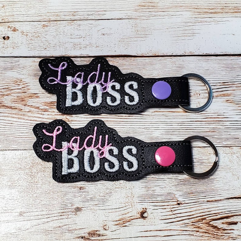 Lady Boss Keychain Lady Boss Gift Lady Boss Logo Boss Lady - Etsy