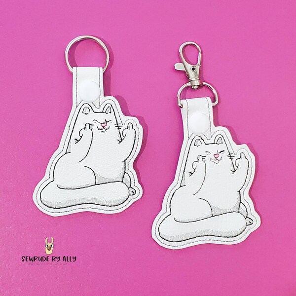 Middle Finger Cat - Etsy