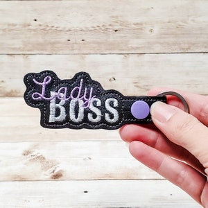Lady Boss Keychain Lady Boss Gift Lady Boss Logo Boss Lady - Etsy