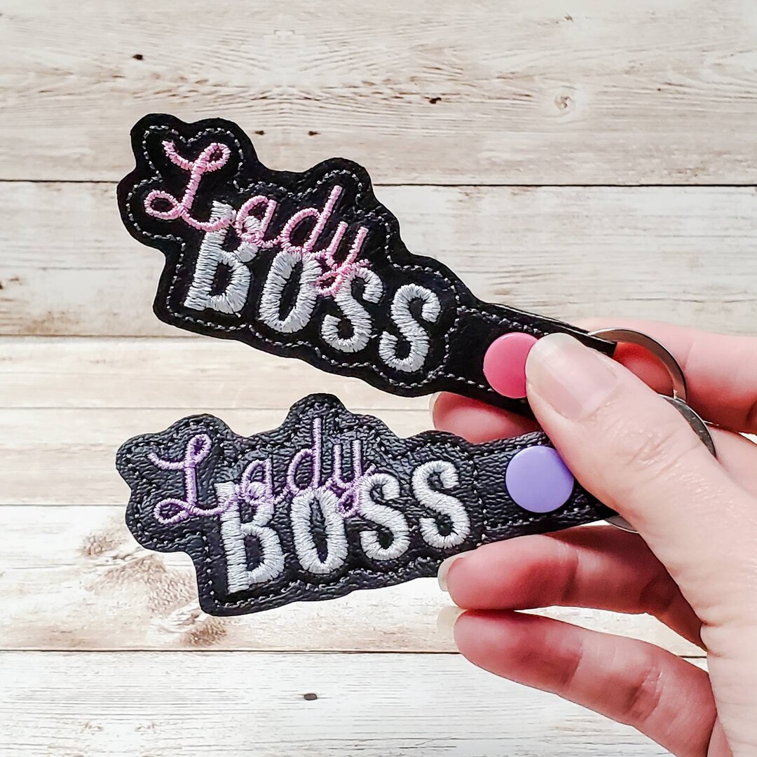 Lady Boss Keychain Lady Boss Gift Lady Boss Logo Boss Lady - Etsy