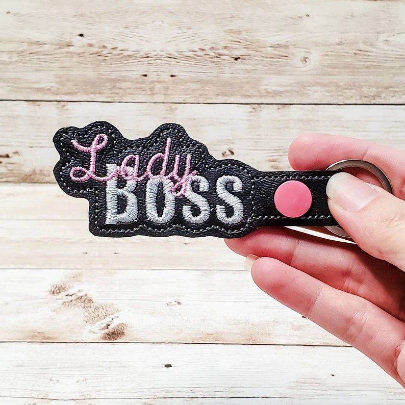 Lady Boss Keychain Lady Boss Gift Lady Boss Logo Boss Lady - Etsy