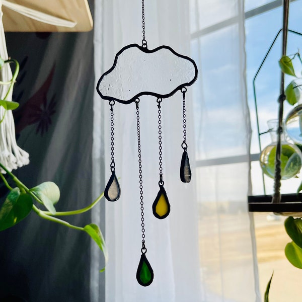 Stained Glass Cloud - Etsy