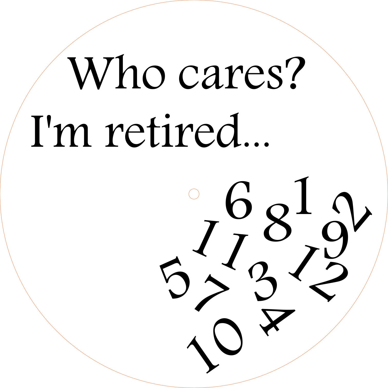 Who Cares I'm Retired Retirement Gift | Digital File - Etsy