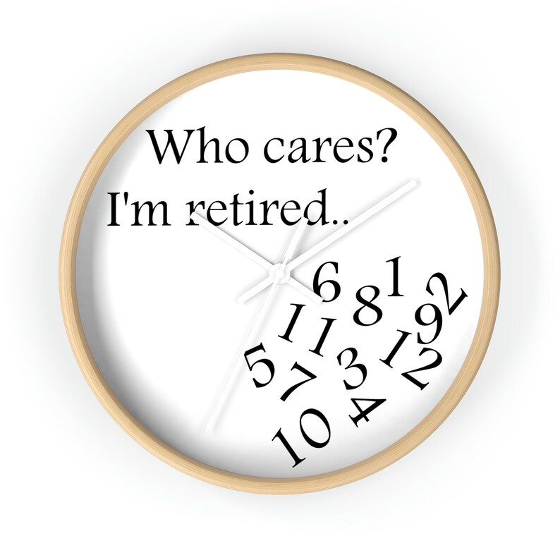 Personalized Retirement Gift Clock – Unique Statement Piece for the ...