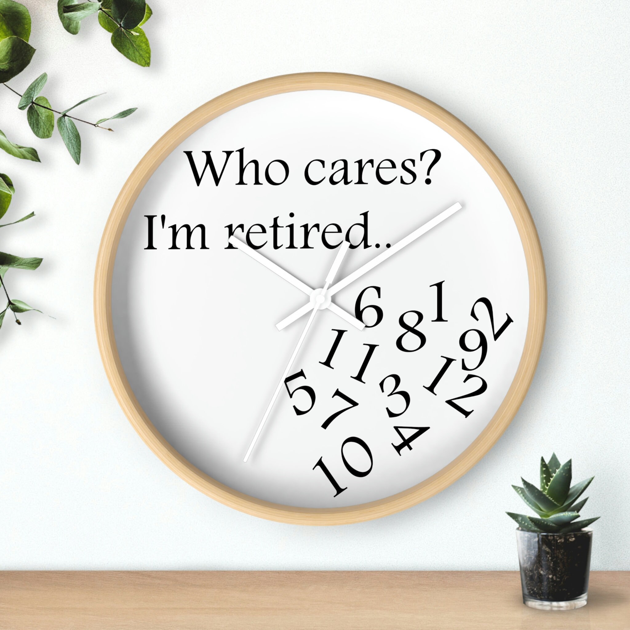 Personalized Retirement Gift Clock – Unique Statement Piece for the ...