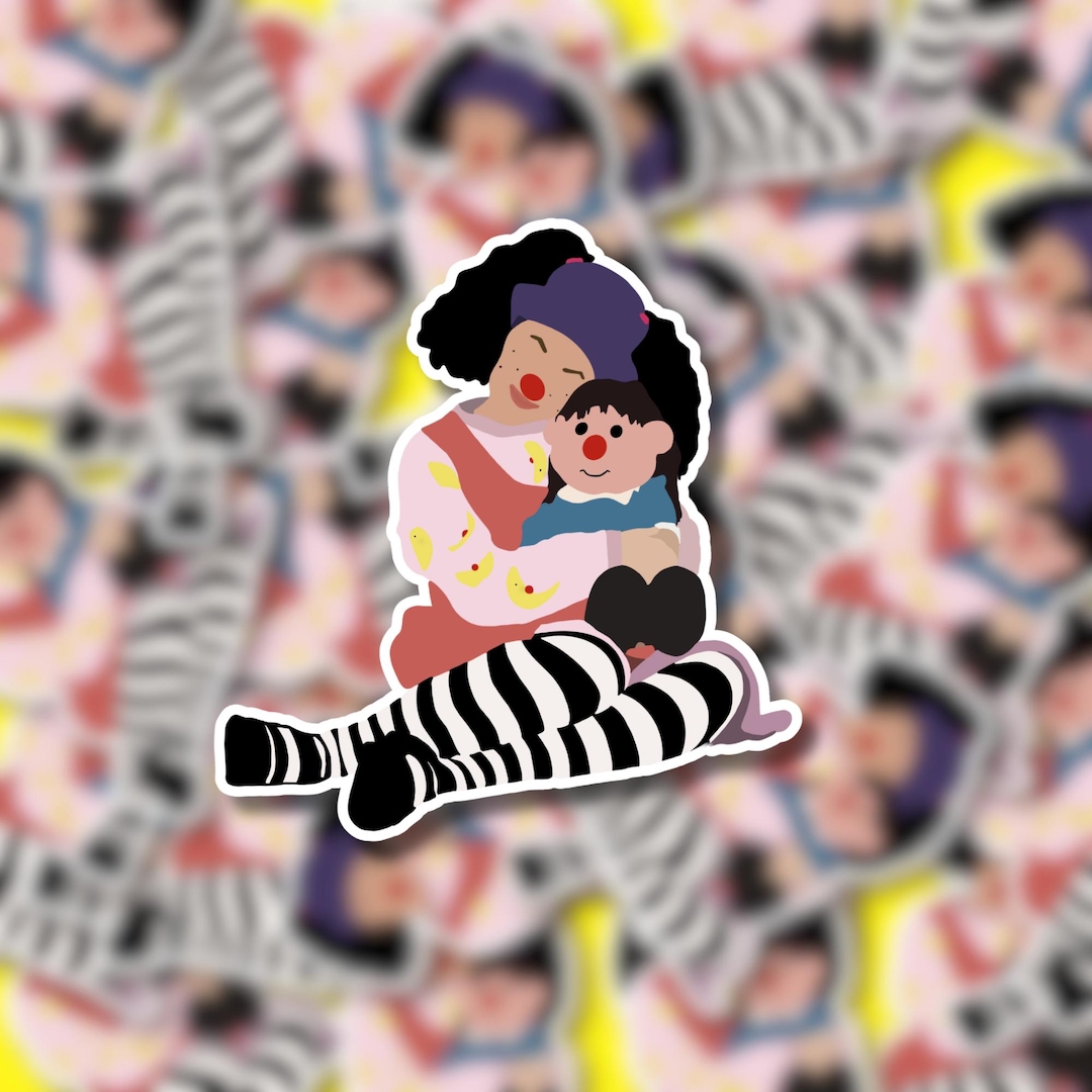 Big Comfy Couch Molly and Loonette Sticker - Water Resistant Stickers ...