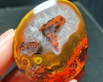 AAA Natural Warring States Red Agate Quartz Crystal /healing Agate ...