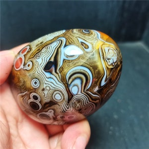 TOP Beatiful Polished Silk Banded Agate Crystal From Madagascar/healing ...