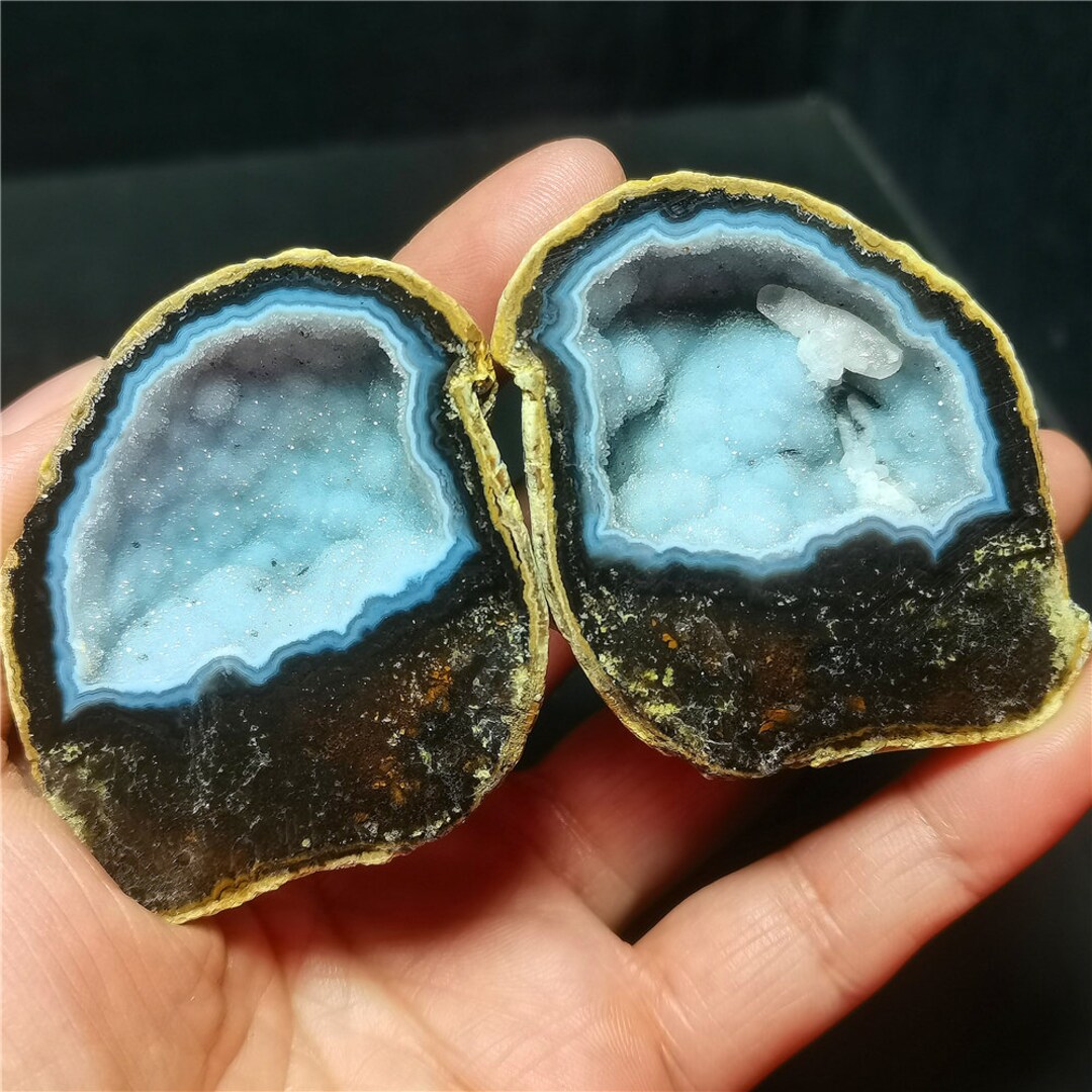 AAA Rare Natural Inner Mongolia Gobi Eye Agate Stone Collection ...