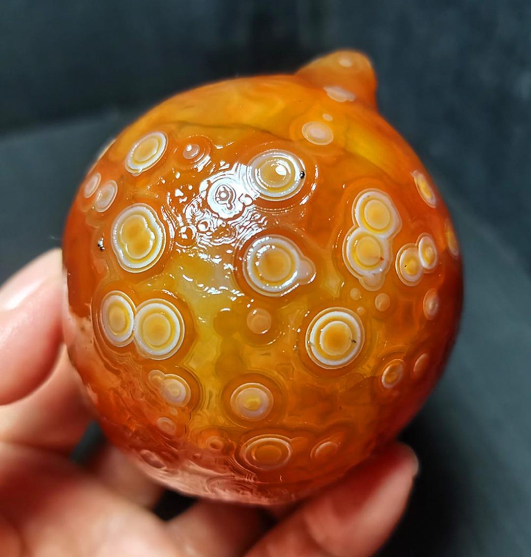 Rare Natural Gobi Agate Eyes Stone: Madagascar Healing Crystal, 426g - Etsy