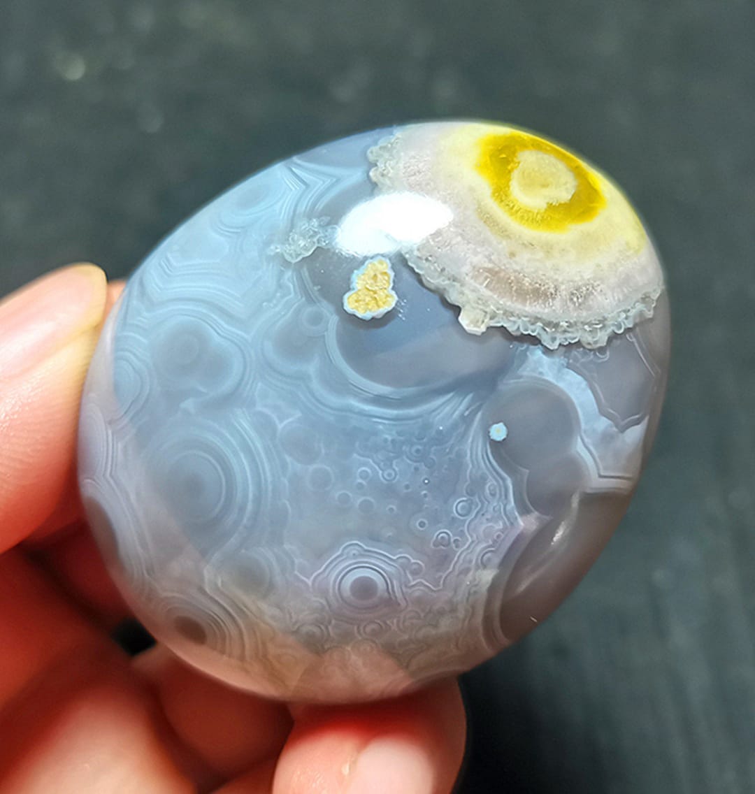 RARE Natural Inner Mongolia Gobi Eye Agate Eye Stone Series /healing ...