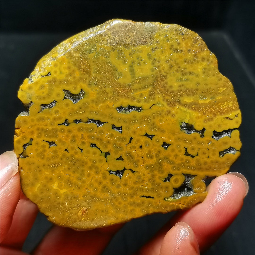 AAA Natural Orbicular Ocean Jasper Rough Reiki Healing /palm Stones ...