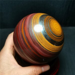 Natural Large Tiger's Eye Sphere /natural Tiger's Eye Ball/tumbled ...