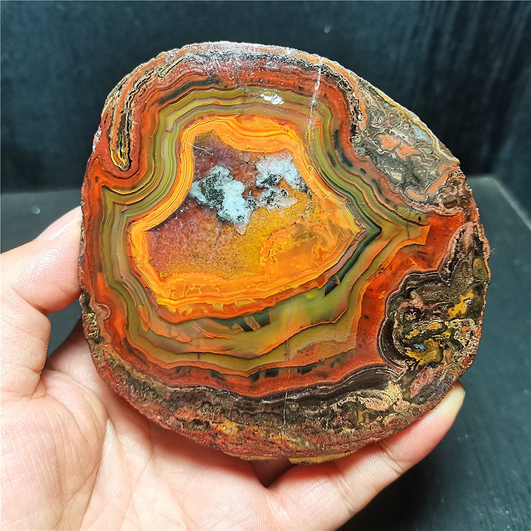 AAA Natural Warring States Red Agate Quartz Crystal /healing Agate ...