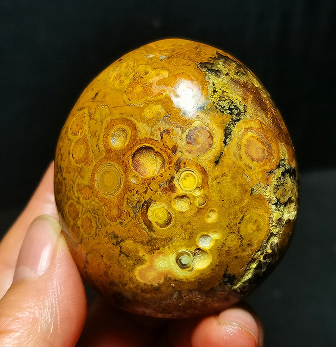 AAA Rare Natural Inner Mongolia Gobi Eye Agate Stone Collection ...