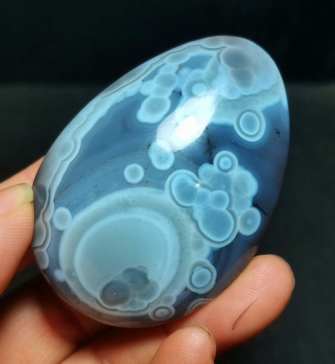 AAA Natural Beautiful Gobi Agate Eyes Agate /stone Healing/ Silk Banded ...