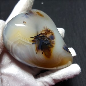 AAA Natural Aquatic Plant Agate Banded Crystal Polished - Etsy