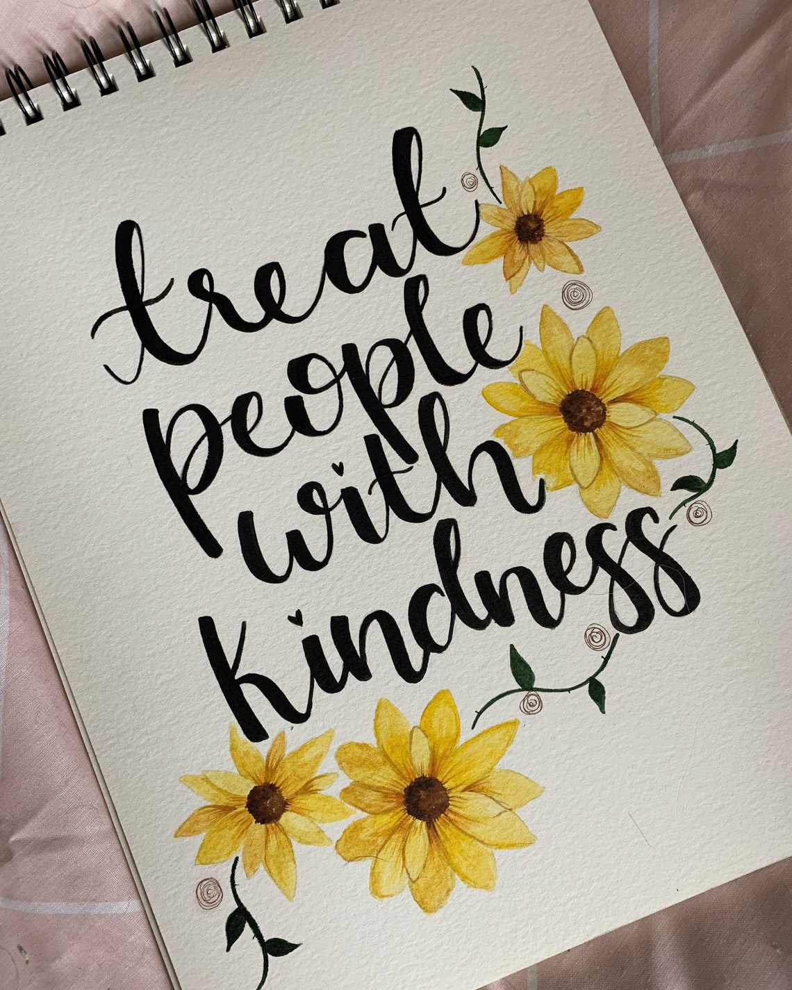 Buy WALL ART Treat People With Kindness Harry Styles Lyric Online in ...
