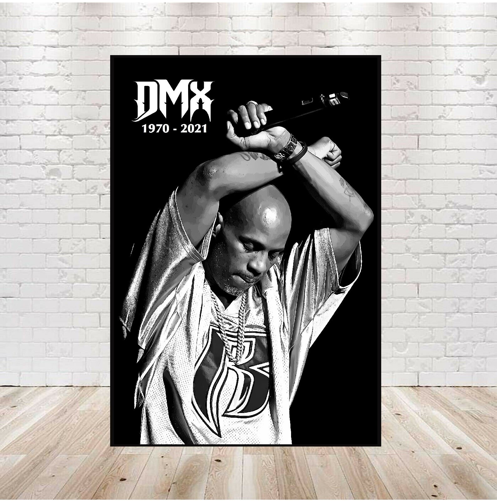 Rest In Peace DMX Poster Exclusive Art R.I.P. Dark Man X Rap | Etsy
