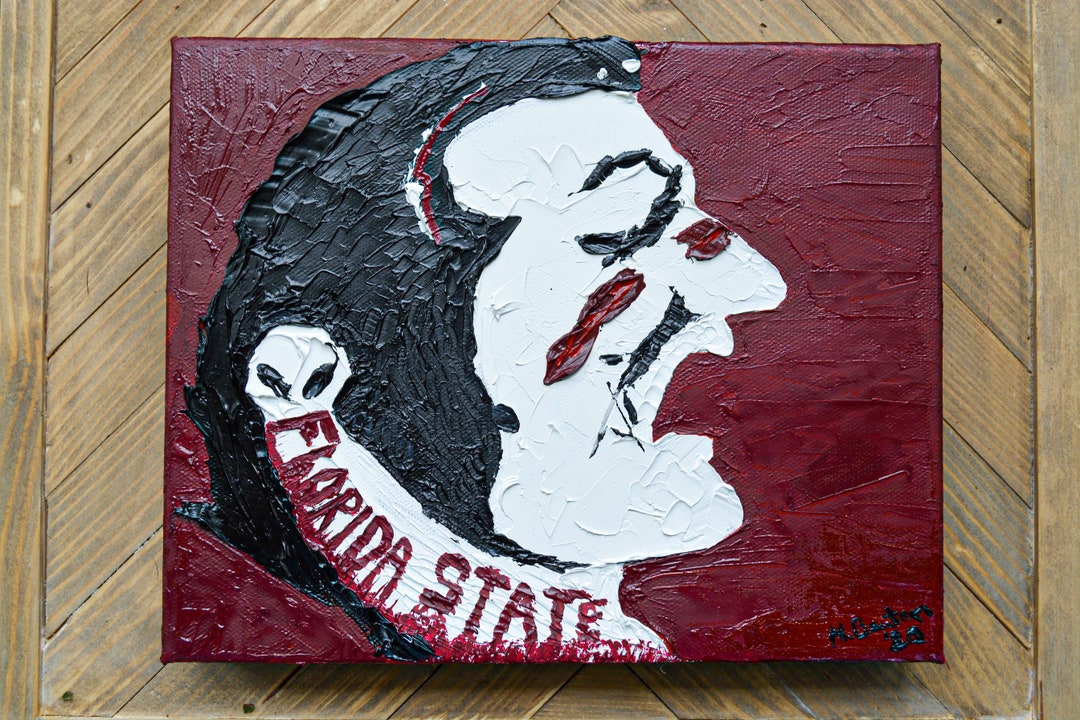 Original Palette Knife & Oil Painting. Classic Florida State Seminole ...