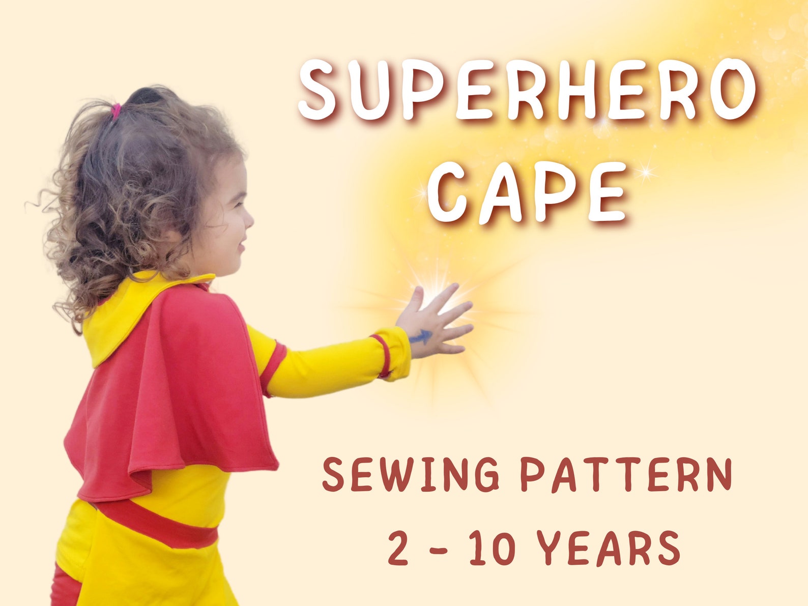 Kids Superhero Cape PDF Sewing Pattern - Etsy