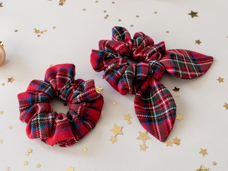 Christmas Scrunchie Sewing Pattern // Festive Scrunchie With - Etsy