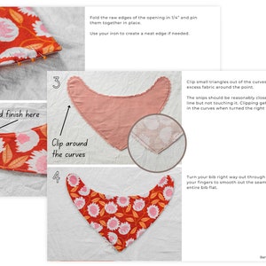 Bandana Bib Pattern | Baby Bandana, Dribble Bib Pattern Download, Bib ...