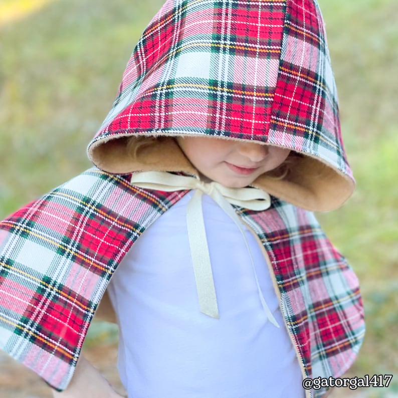 Kids Hooded Cloak PDF Sewing Pattern - Etsy