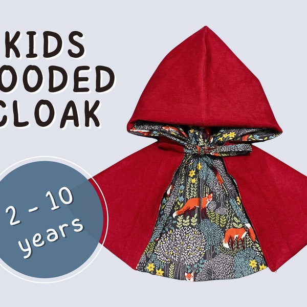 Hooded Cloak Pattern - Etsy