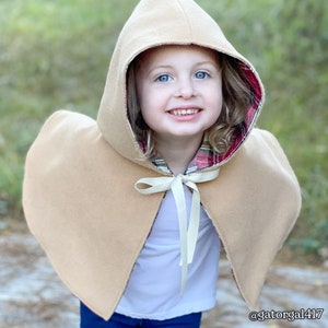 Kids Hooded Cloak PDF Sewing Pattern - Etsy