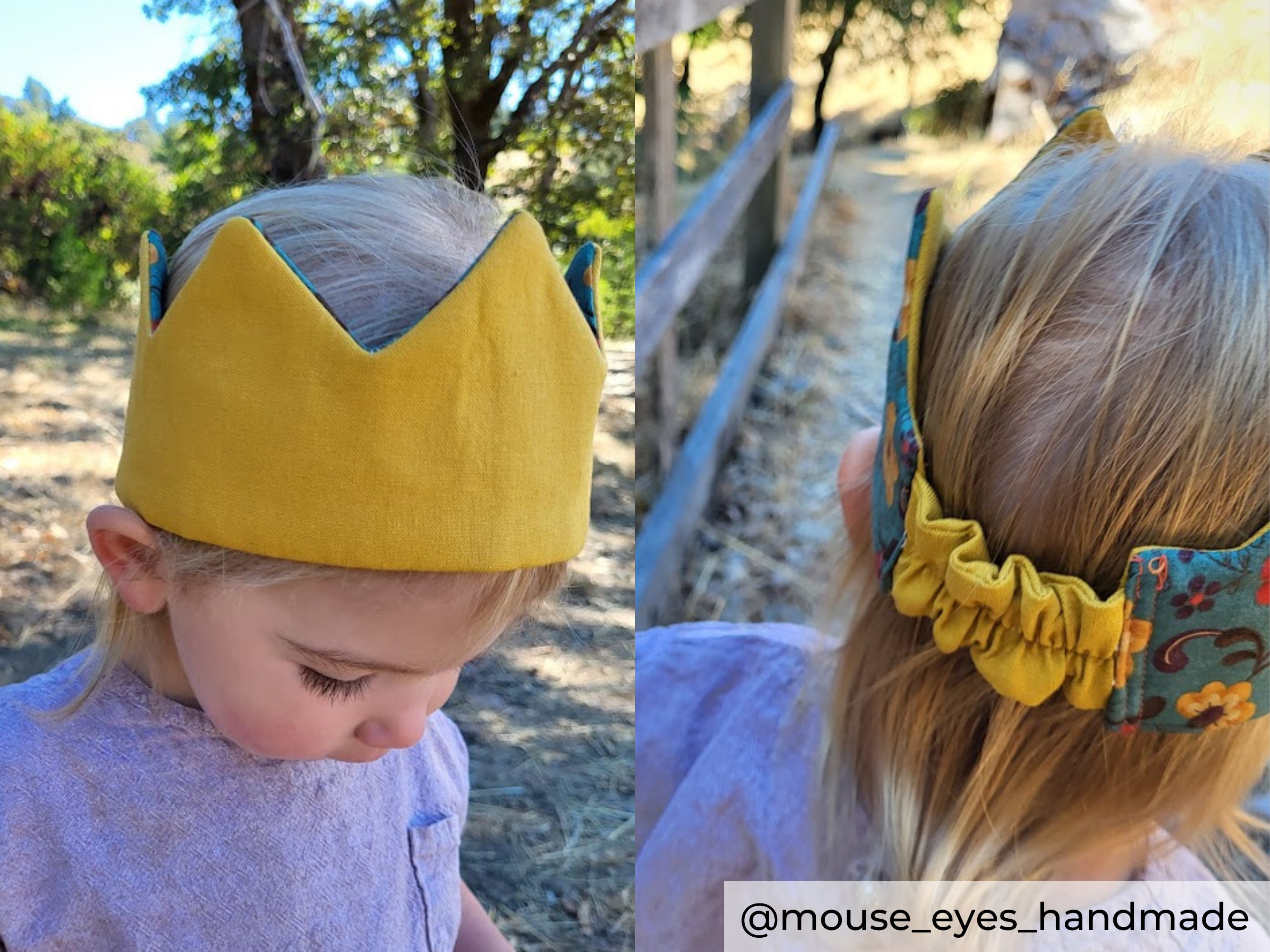 Baby Crown Sewing Pattern Fabric Crown for 1st Birthday - Etsy Australia