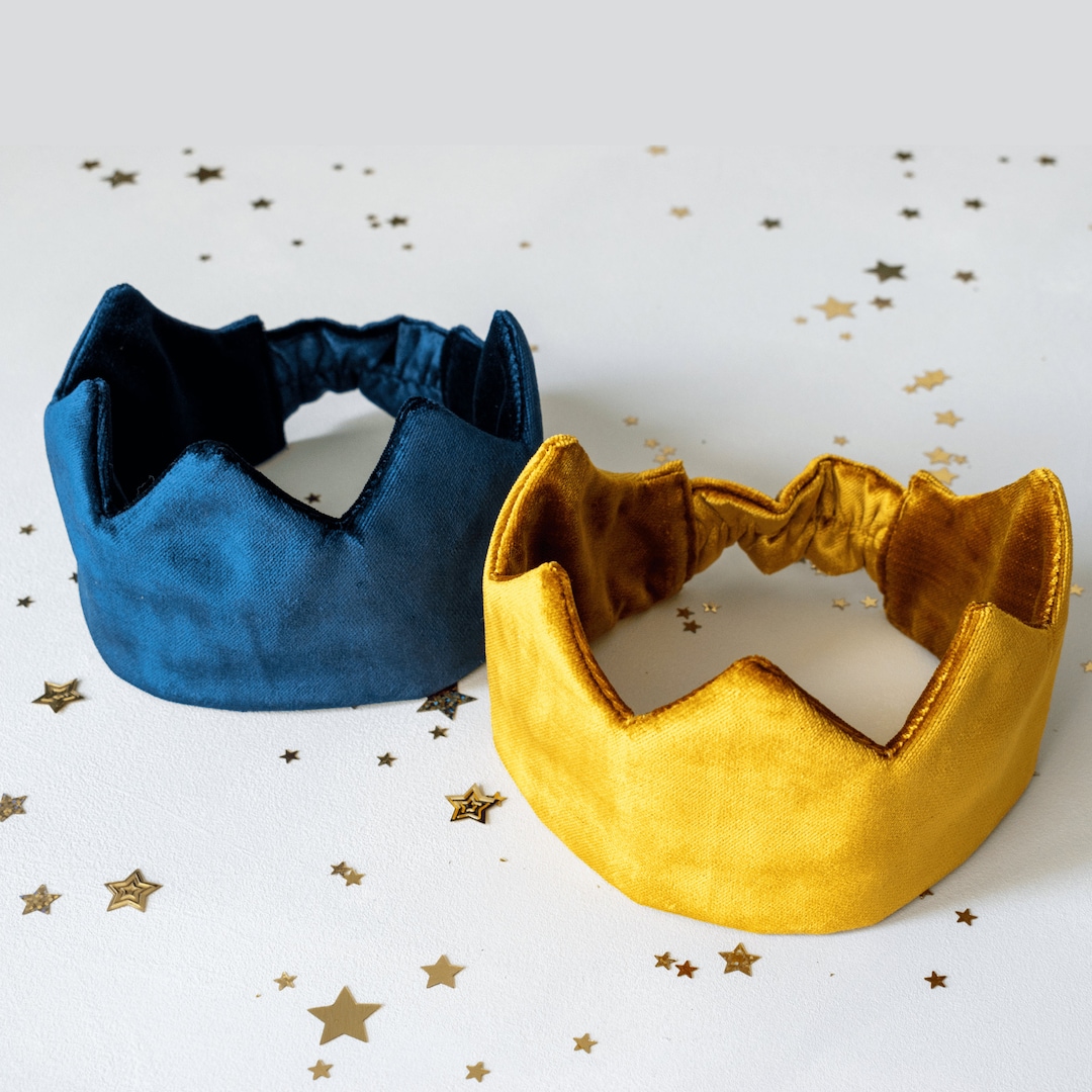 Baby Crown Sewing Pattern, Fabric Crown for 1st Birthday Party, Gender ...
