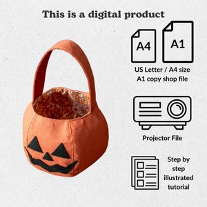 Jack O Lantern Bag Sewing Pattern - Etsy