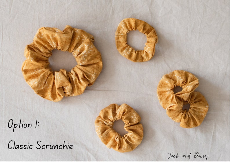 Printable Scrunchie Pattern Digital Downloadable Hair | Etsy