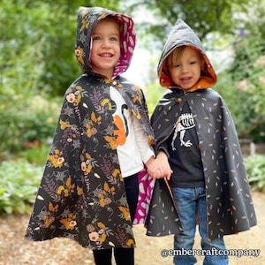 Cloak With Hood Sewing Pattern - Etsy