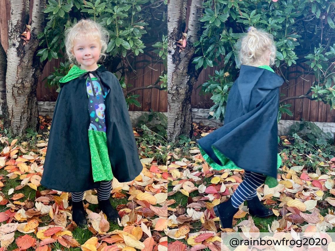 Kids Hooded Cloak PDF Sewing Pattern - Etsy