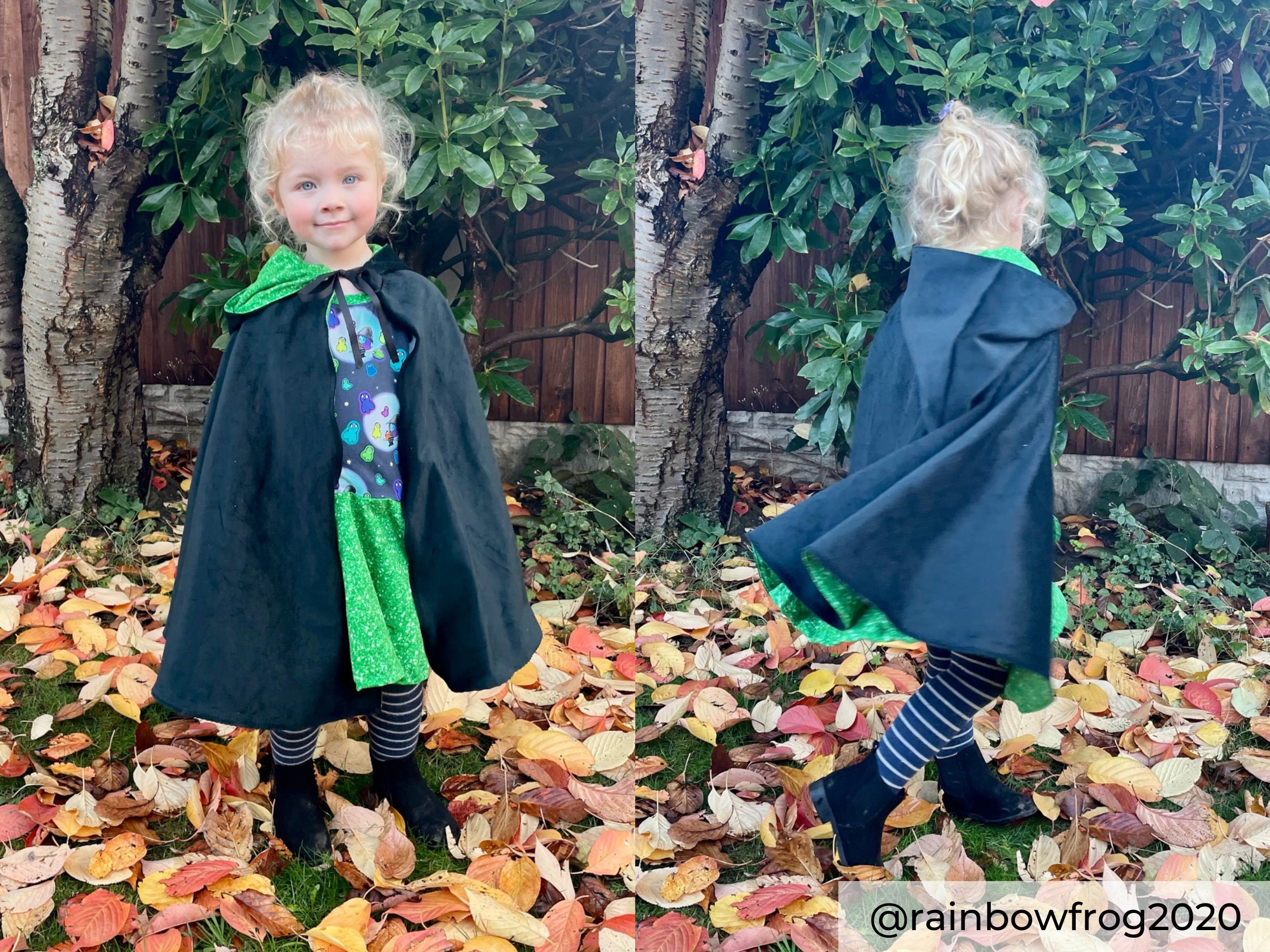 Kids Hooded Cloak PDF Sewing Pattern - Etsy