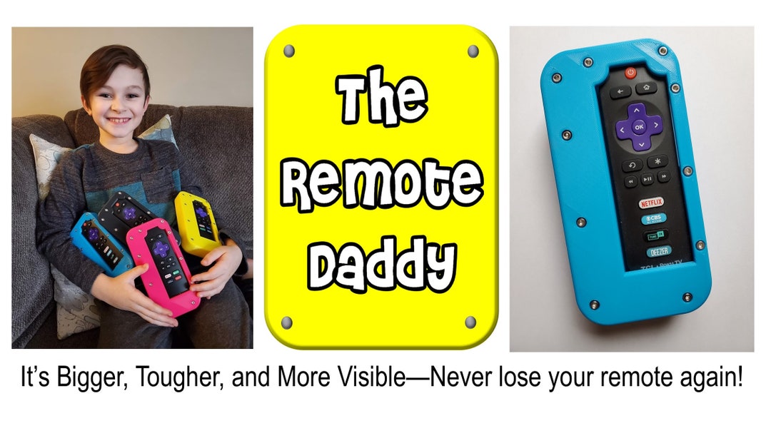 The Remote Daddy A Remote Housing for Roku & Fire Stick Remotes: Child ...
