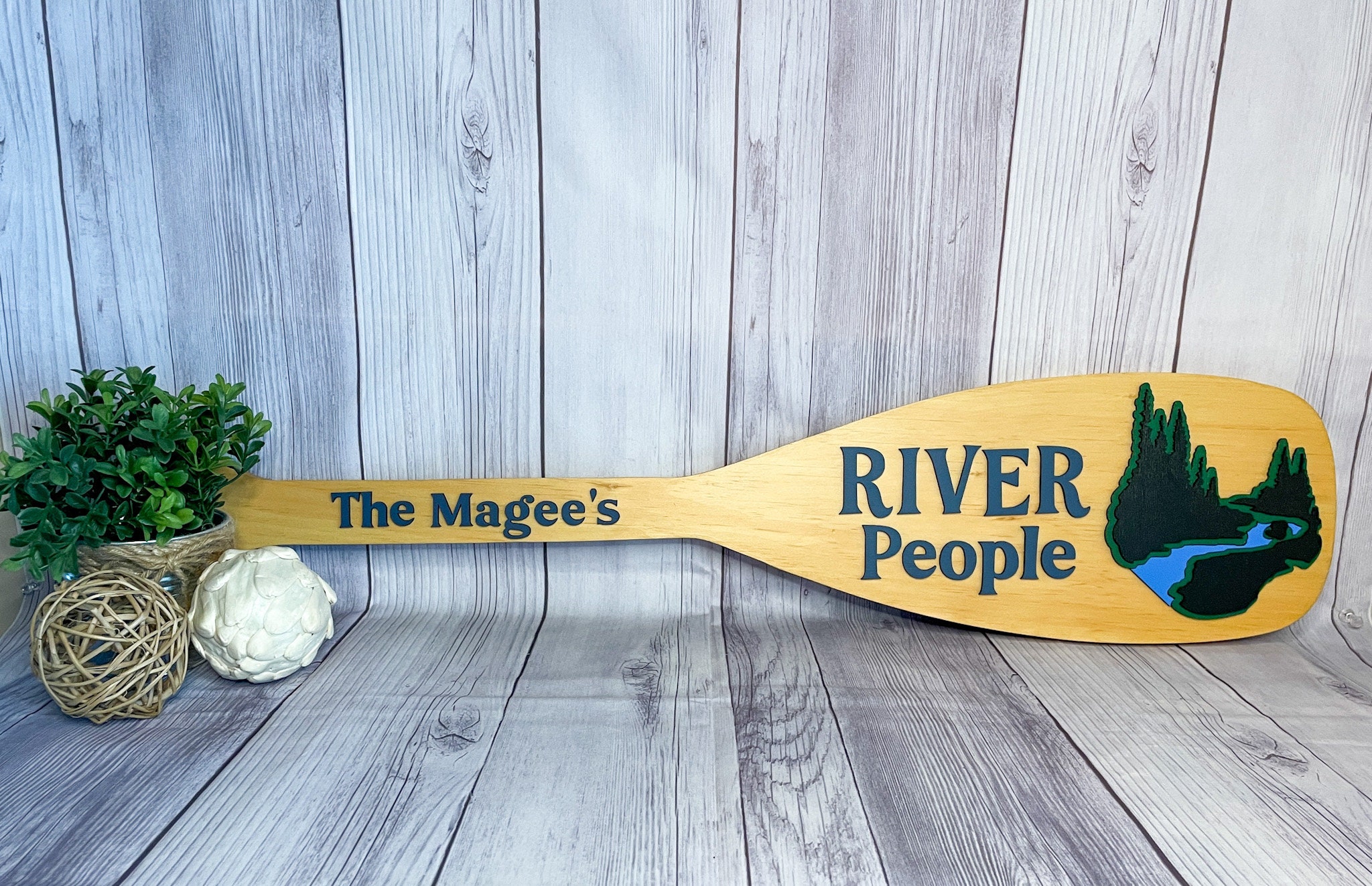 Exterior Lake House Sign/canoe Paddle Sign/boat Dock Sign/personalized ...