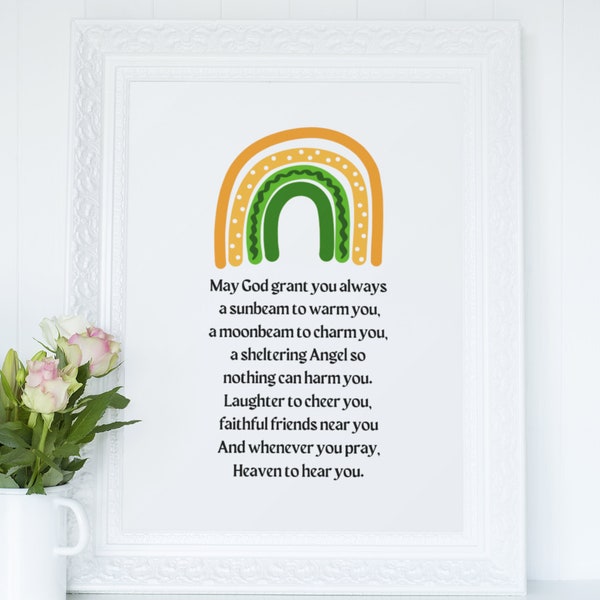 Irish Poem - Etsy