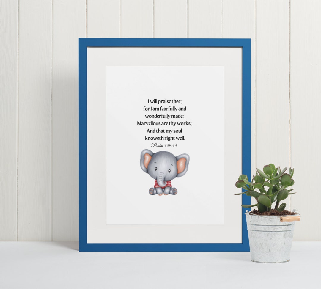 Nursery Bible Verse, Nursery Scripture Print - Digital Download 8x 10 ...