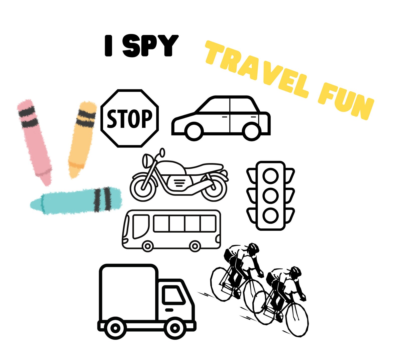 Road Trip Boredom Busters for Kids - Instant Download - Beach ...